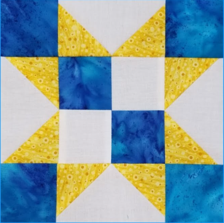 Indian Star Block Pattern - Easy Crafts patterns
