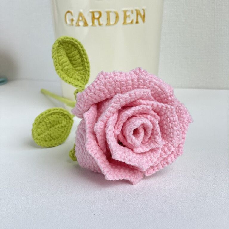 Crochet Rose Free Pattern - Easy Crafts patterns