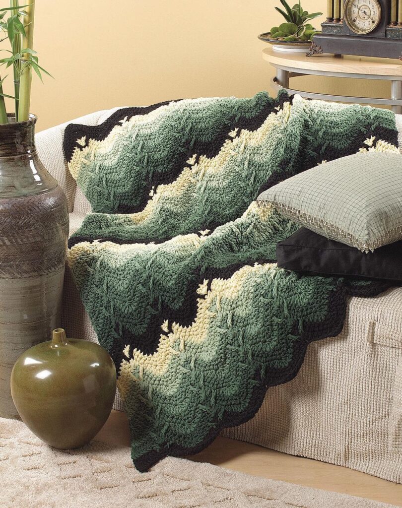 Mountain Forests Afghan Crochet Pattern - Easy Crafts patterns