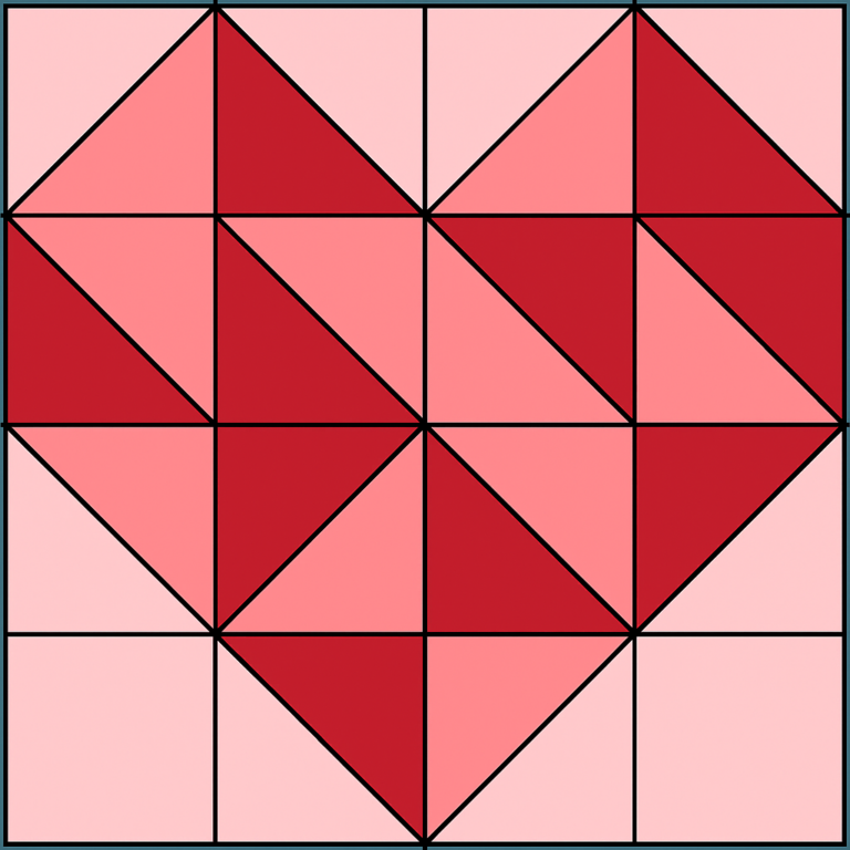 Wholehearted Quilt Block Pattern - Easy Crafts patterns