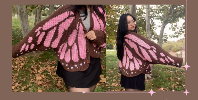 Butterfly Cardigan Crochet Pattern - Easy Crafts patterns