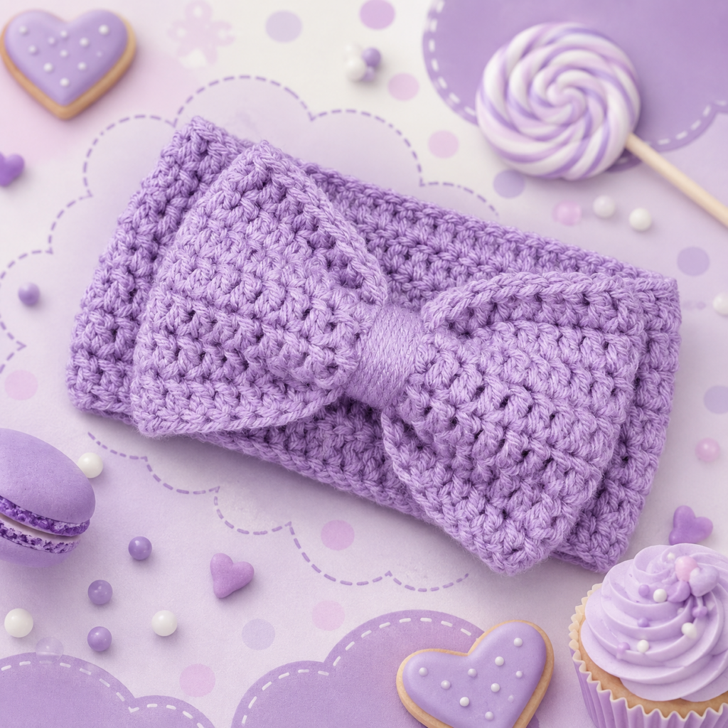 Crochet Bow Headband Baby Pattern - Easy Crafts patterns